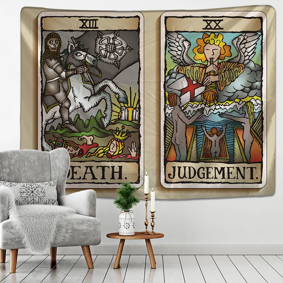 Mysterious Tarot Wall Tapestry