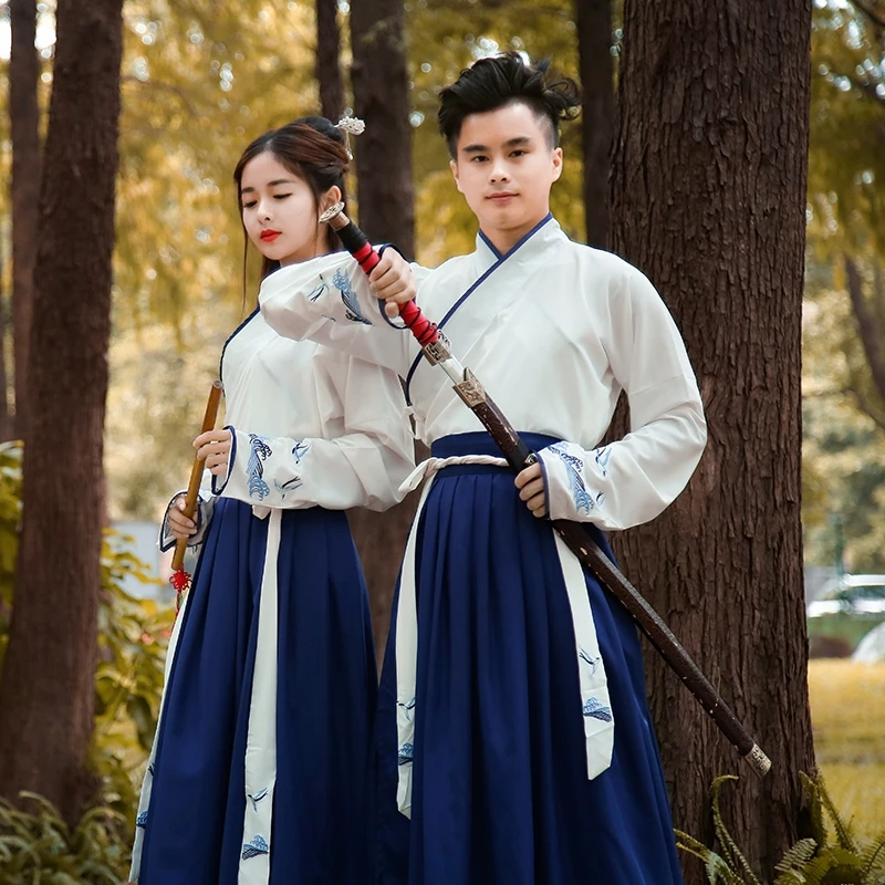 Hanfu Cosplay Feminino Hanfu Traje Chinês Folk de um Homem só Cupom ...