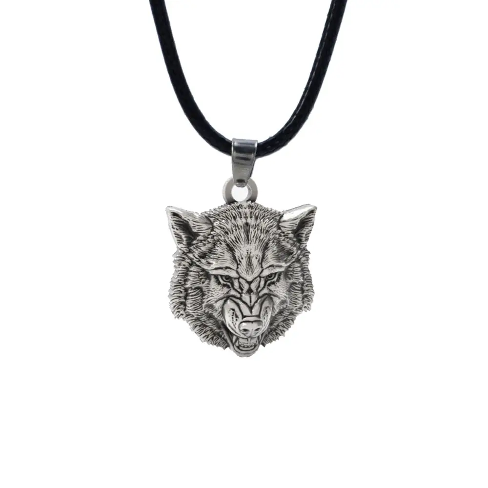 15pcs Men's Vintage Wolf Pendant Necklace Punk Men Or Women Animal ...
