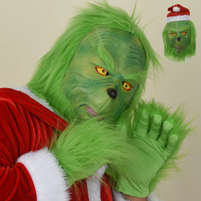 Grinch Costume Latex Masks - bestofferes