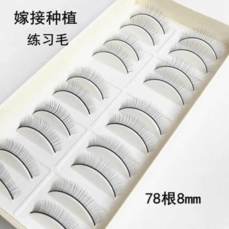 10-Pairs-Set-False-Eyelashes-Handmade-Training-Lashes-For-Beginners ...