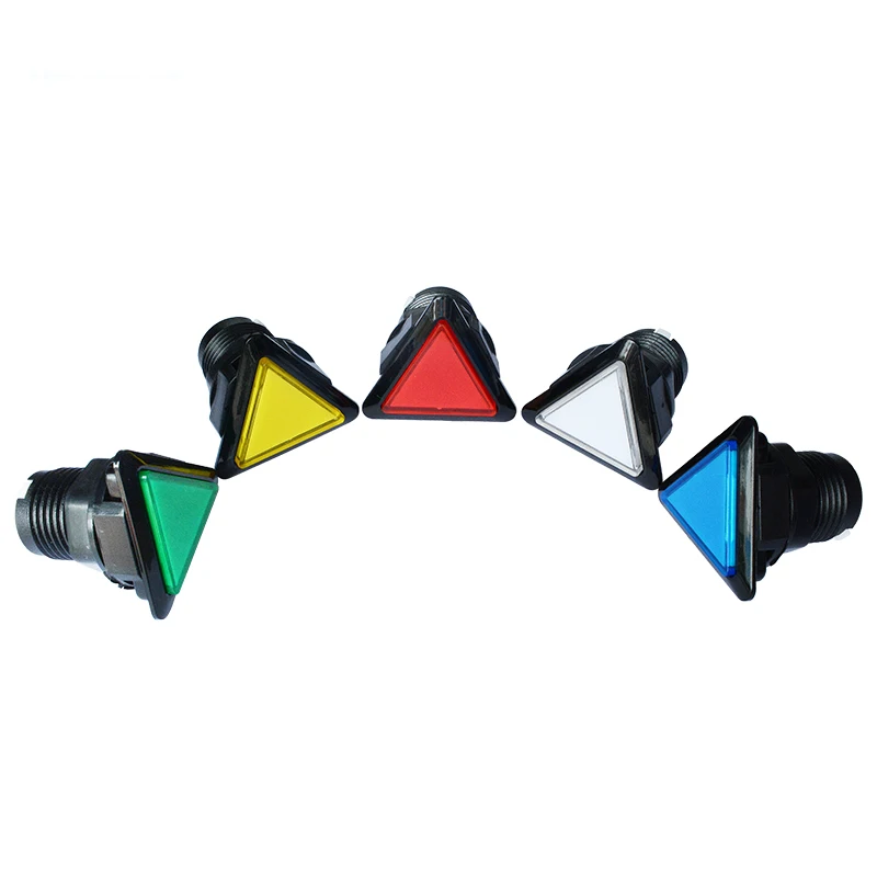 Triangular Illuminated Led Push Button With Micro-switches For Arcade ...