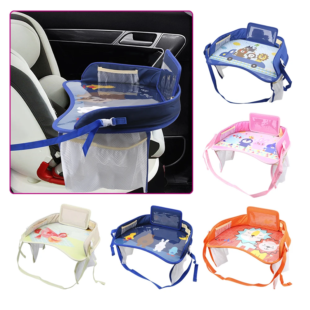 Car Tray Table For Children Kids Baby Safety Seat Fence Mini Cartoon ...