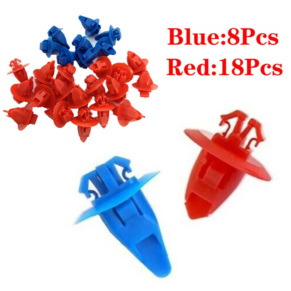 Blue-Red-Fixing-Clip-FOR-2001-2004-Toyota-Tacoma-Fender-Flare-Retainer ...