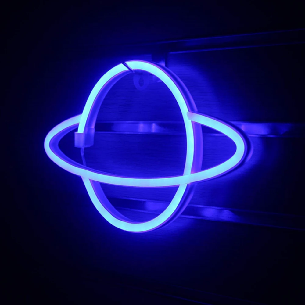 Home & Living Lighting Neon Bar Shaped LED Room Decor Light Operated By ...