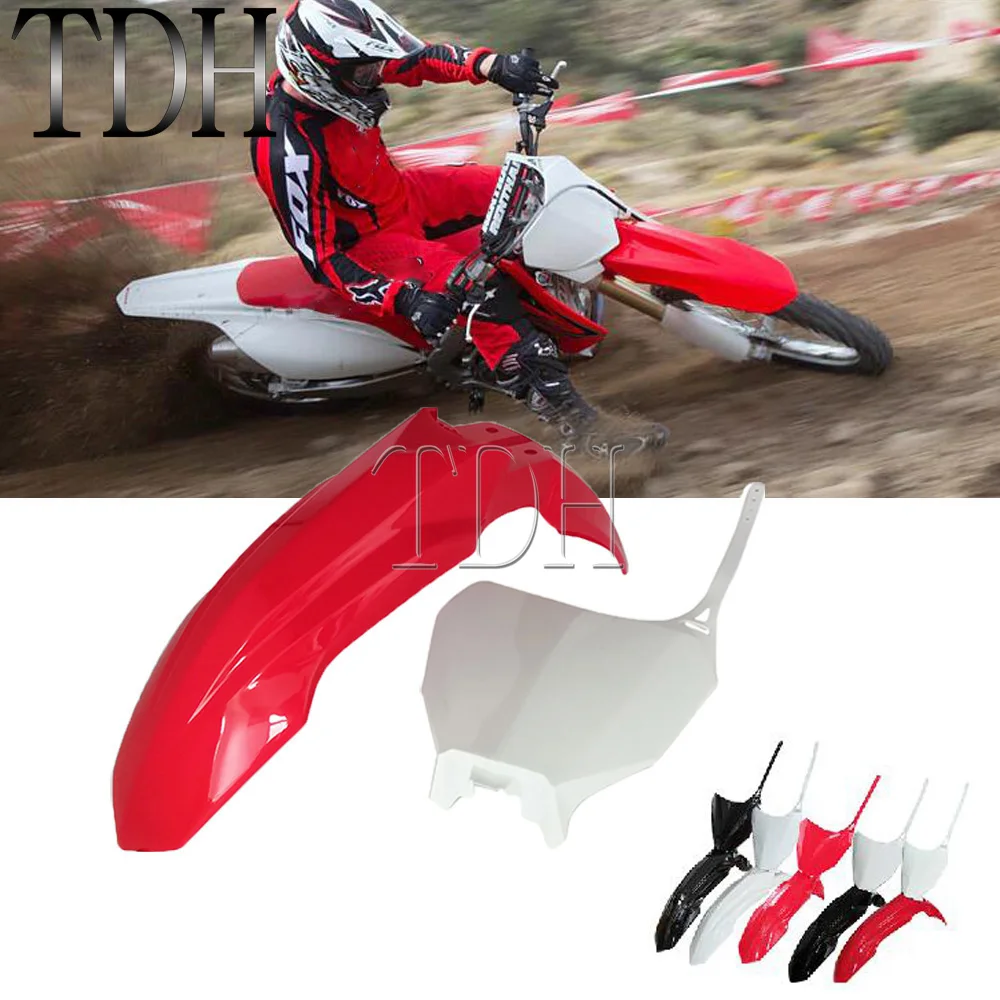 Motocross Front Number Plate For Honda CRF250R CRF450R 2018 2019 2020 ...