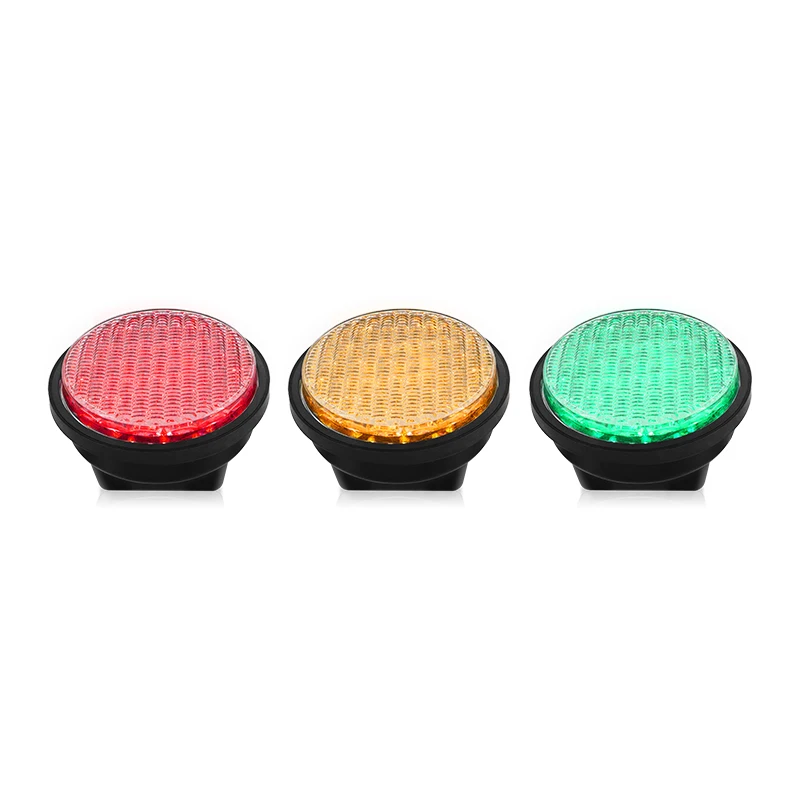Ip65 Dia. 100mm Red Yellow Green Led Traffic Modules For Traffic Lights ...