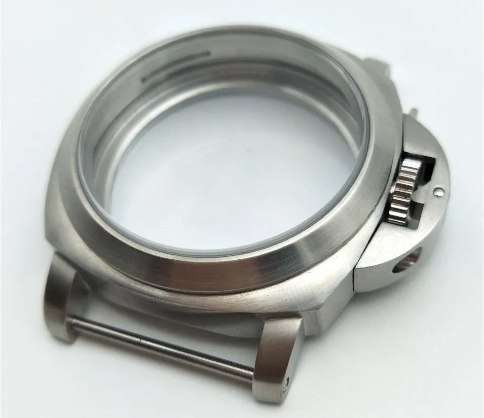 44mm High Quality 316l Stainless Steel Watch Cases Fit Eta 6497/6498 ...