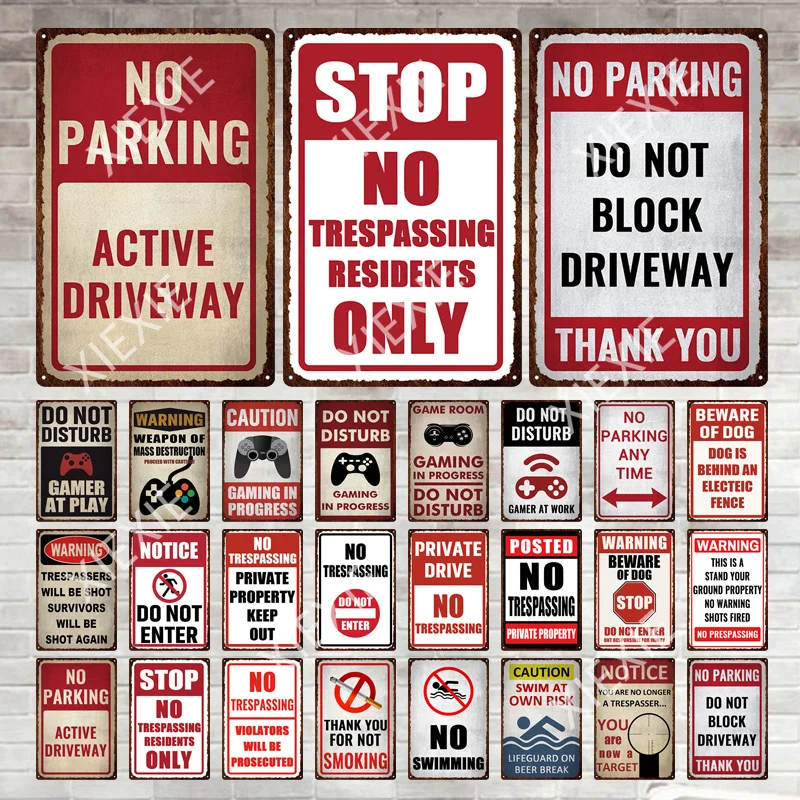 Destruction Of Personal Property Sign