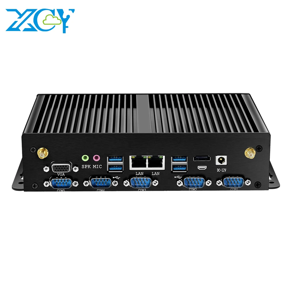 XCY-Mini-PC-Industrial-Sin-ventilador-Intel-Celeron-2955U-2x-GbE-LAN-6x ...