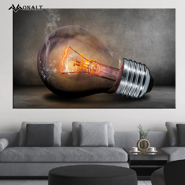Decorative Hand Painted Light Bulbs