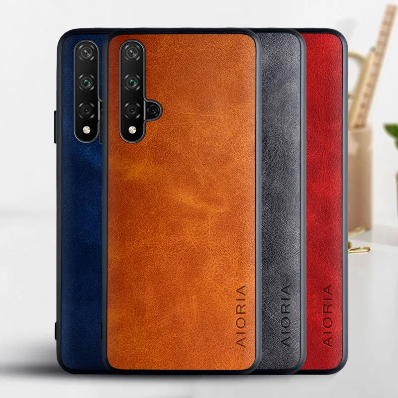 Honor 20 Pro Leather Case Aioria | Honor 20 Pro Cases Luxury | Leather ...