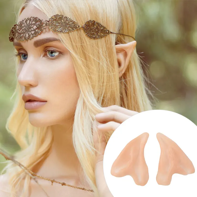 Orejas-de-elfo-de-l-tex-para-fiesta-de-Halloween-suministros-de-Cosplay ...