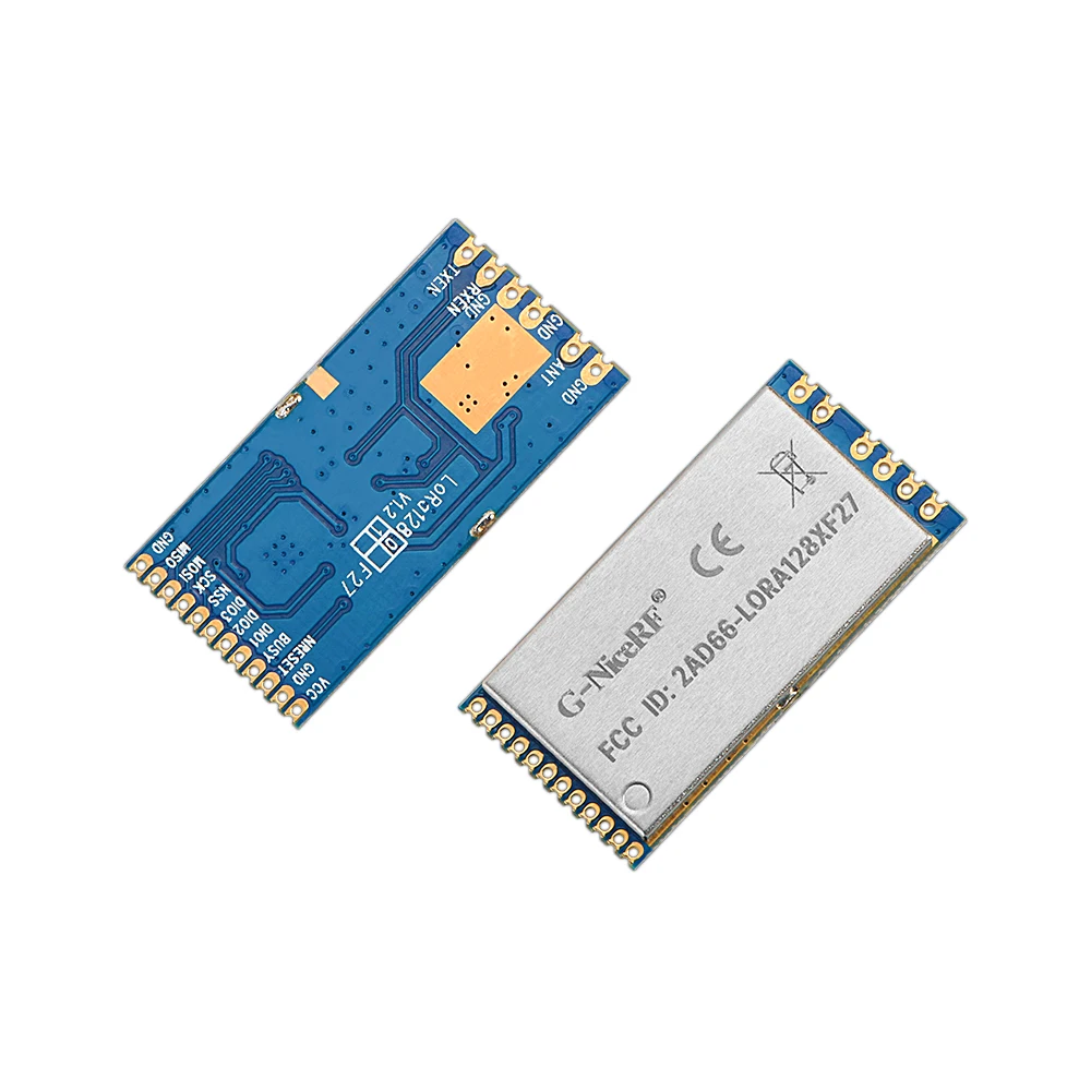 10PCS LoRa 2.4G RF module LoRa1281F27 500MW SX1281 chip Long distance 2 ...