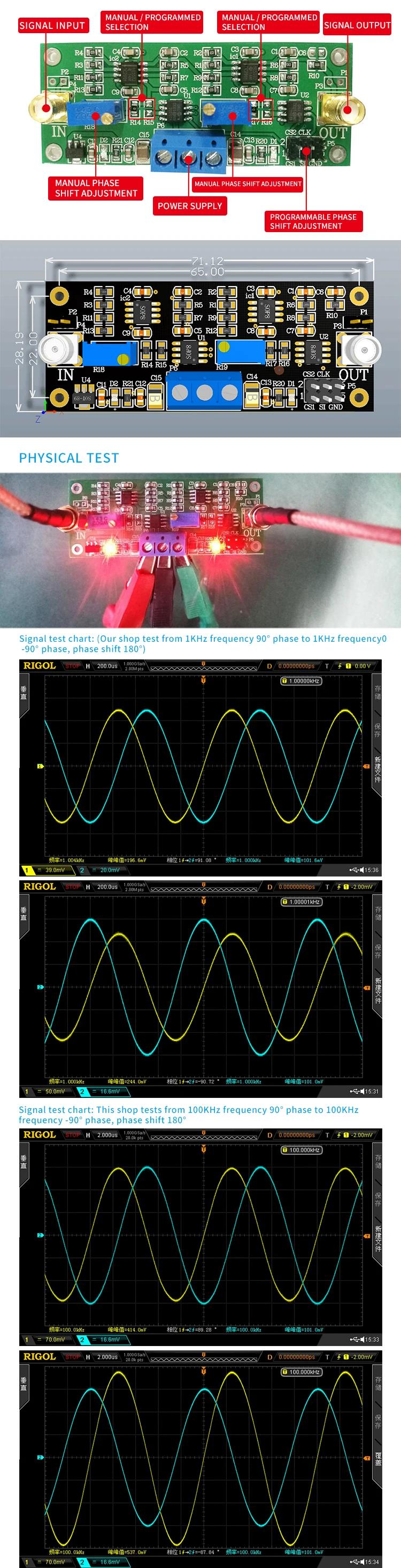 조절가능 위상 변환기 0-360도(Phase Shifter Module)