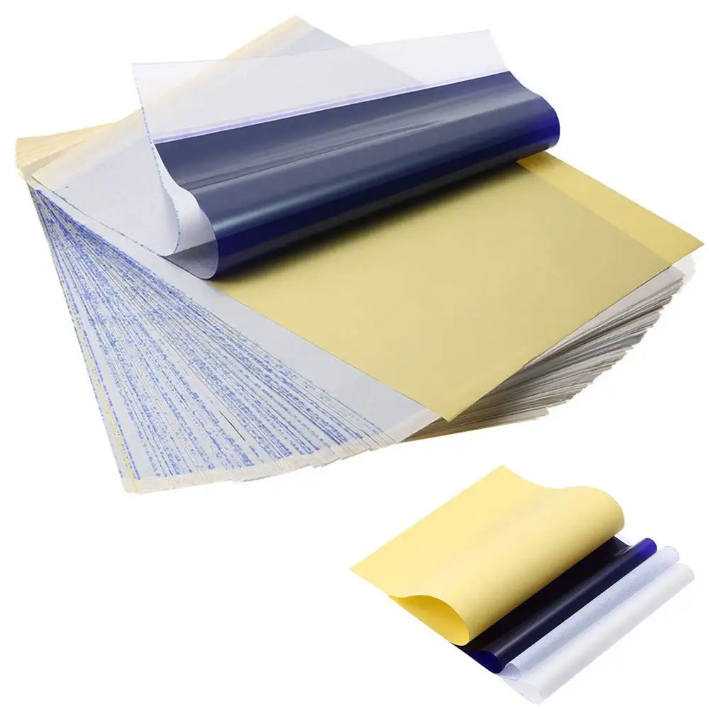 Tattoo Transfer Paper A4 Size Tatoo Paper Thermal Stencil Carbon Copier Tattoo Transfer Paper A4 Size Tatoo Paper Thermal Stencil Carbon Copier
