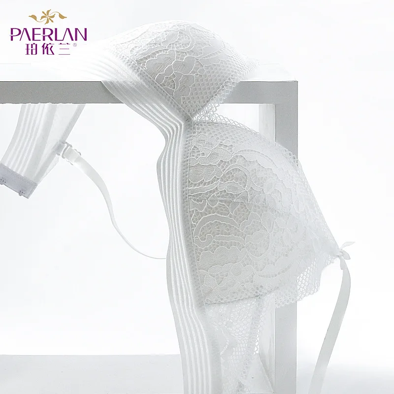 PAERLAN Seamless Ladies Senior Bra Lingerie Thin Cup Breathable Big ...