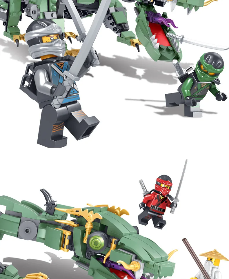 לגו נינג'גו. כולל בתוכו את הנינגה הירוק. מאסטאר וו. הלורד גרמדון ועוד ...