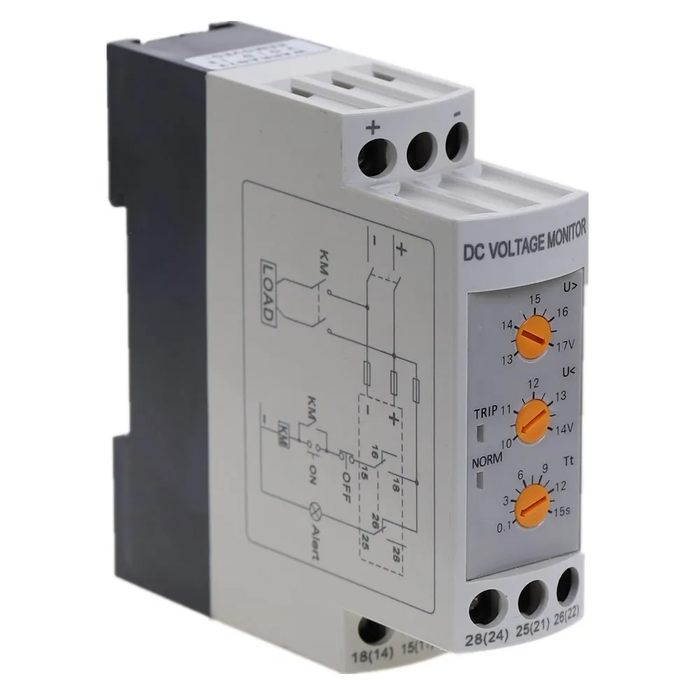 Adjustable 63A Rail Overvoltage And Undervoltage Protection Relay ...