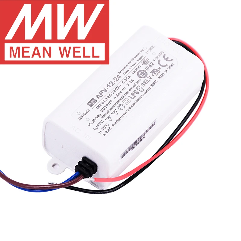 Original Mean Well APV-12 Series meanwell 5V/12V/15V/24V Constant ...