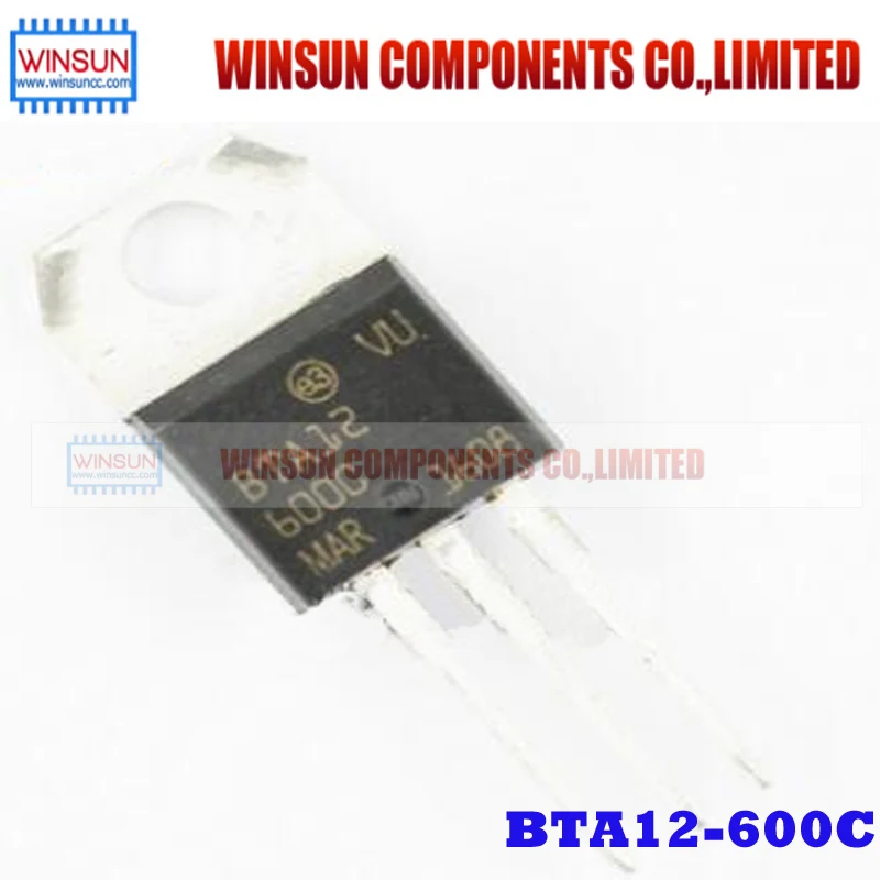 10 unids/lote BTA12 600C 220 12A 600V BTA12 marca Original nuevo ...