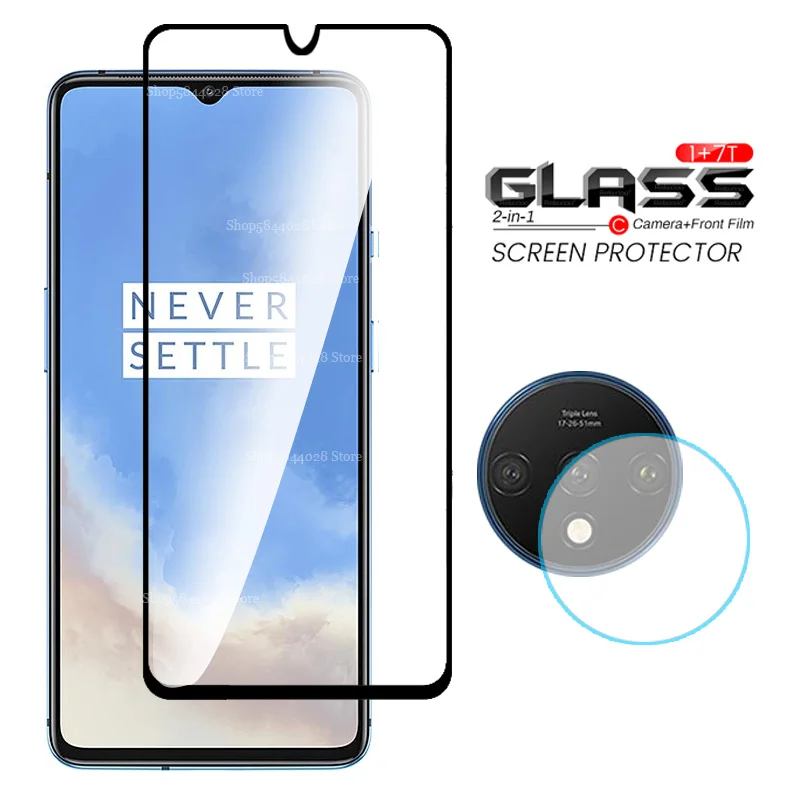 2-in-1-Camera-Glass-On-For-Oneplus-7T-1Plus-7-T-Armored-Screen ...