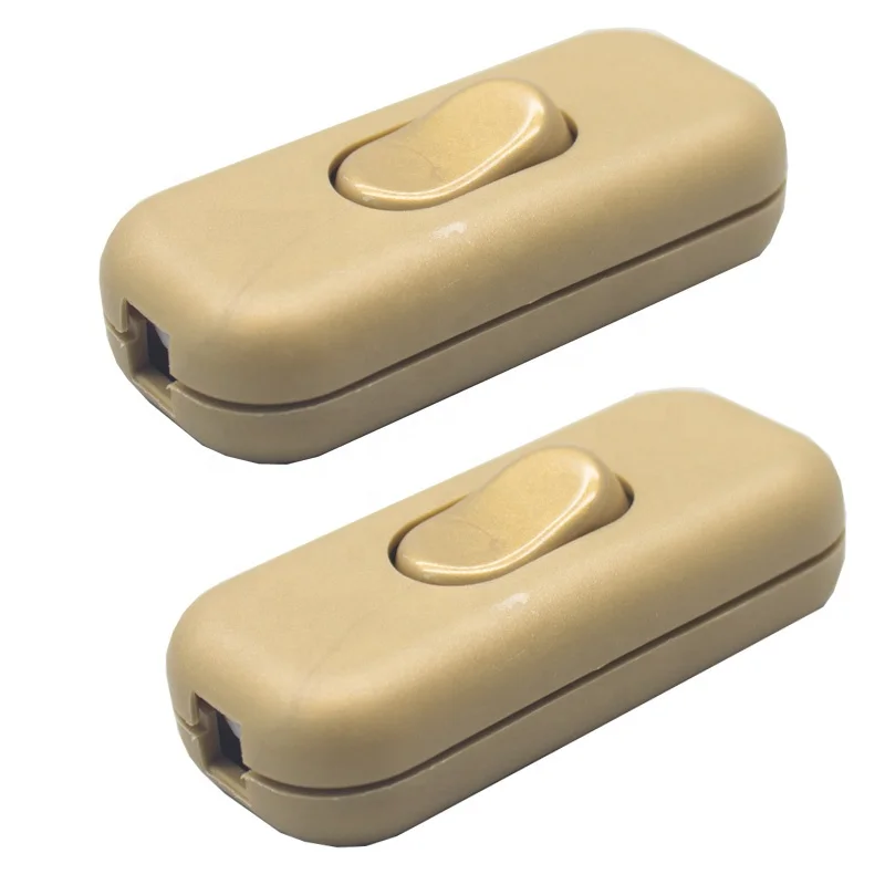 2PCS-Light-Switch-250V-AC-6A-Inline-ON-OFF-Table-Desk-Lamp-Cord-Cable ...