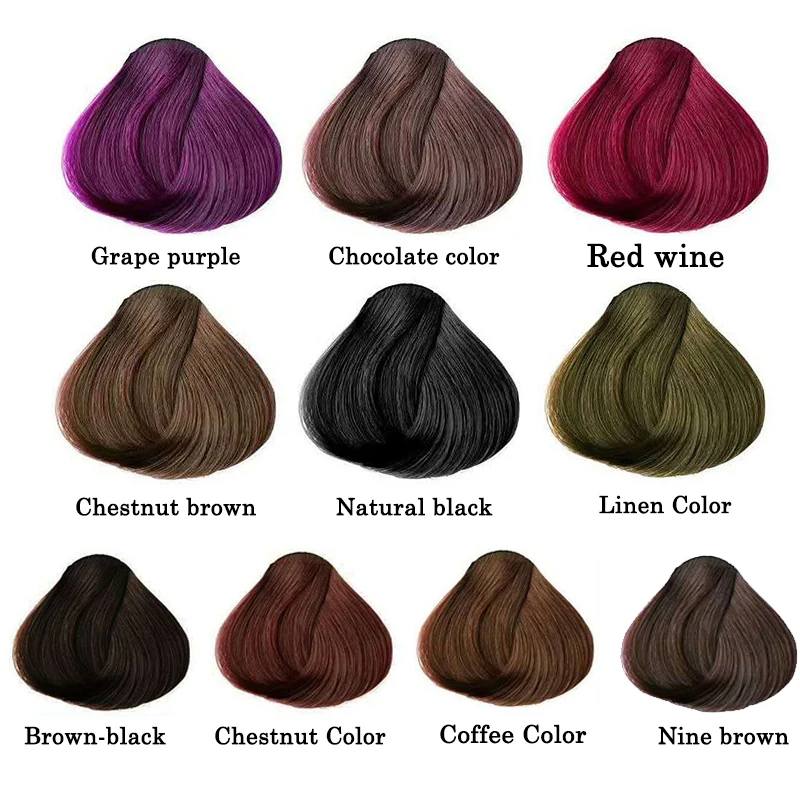Red Purple Brown Hair