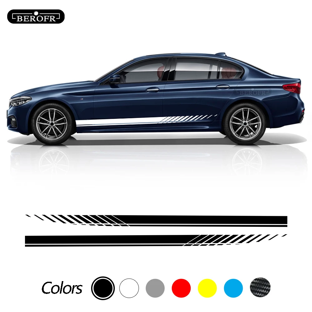 2pcs-New-Side-Door-Skirt-Stickers-Decal-for-BMW-E46-E39-E60-E90-E36-F30 ...