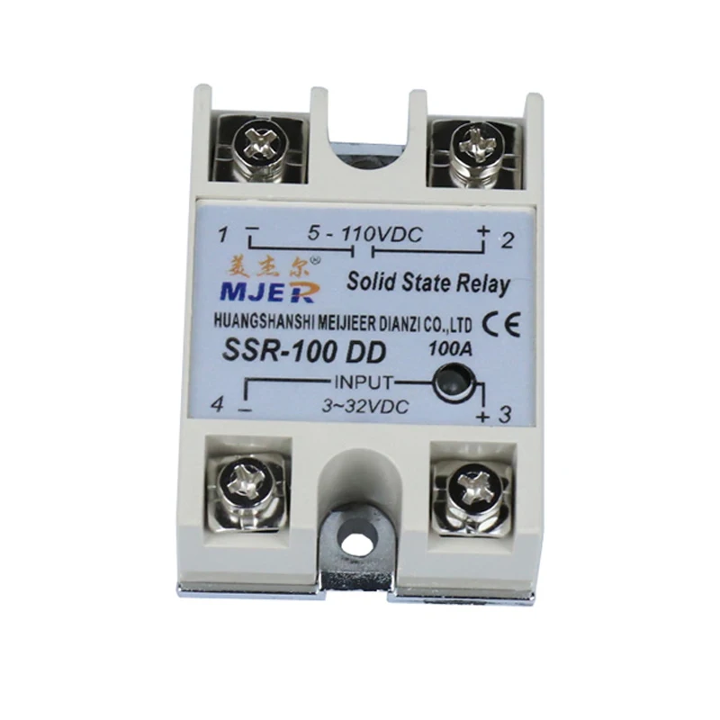 SSR100DD 단상 솔리드 스테이트 릴레이 DC|릴레이| - AliExpress