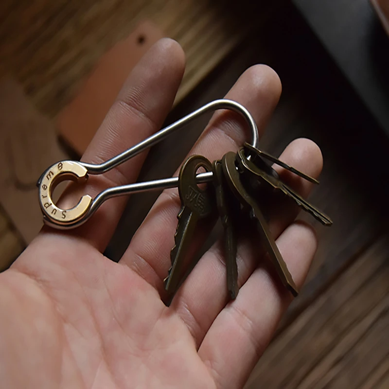Keychain Keys Brass Copper | Horseshoe Key Chain Brass | Brass ...