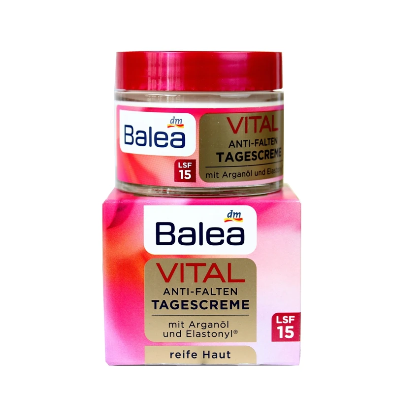 Crema de día Balea VITAL Upliffing Baobab SPF15 para más de 40 años de ...