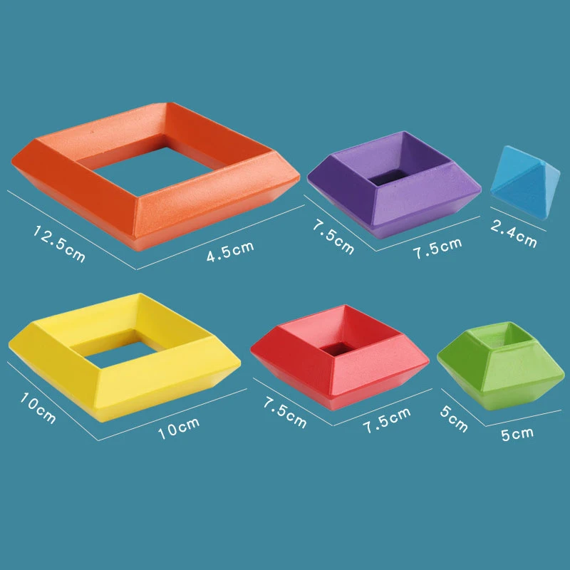 Pyramids Stacking Blocks For Kids Aged 1-5 Shinymarch –, 53% OFF