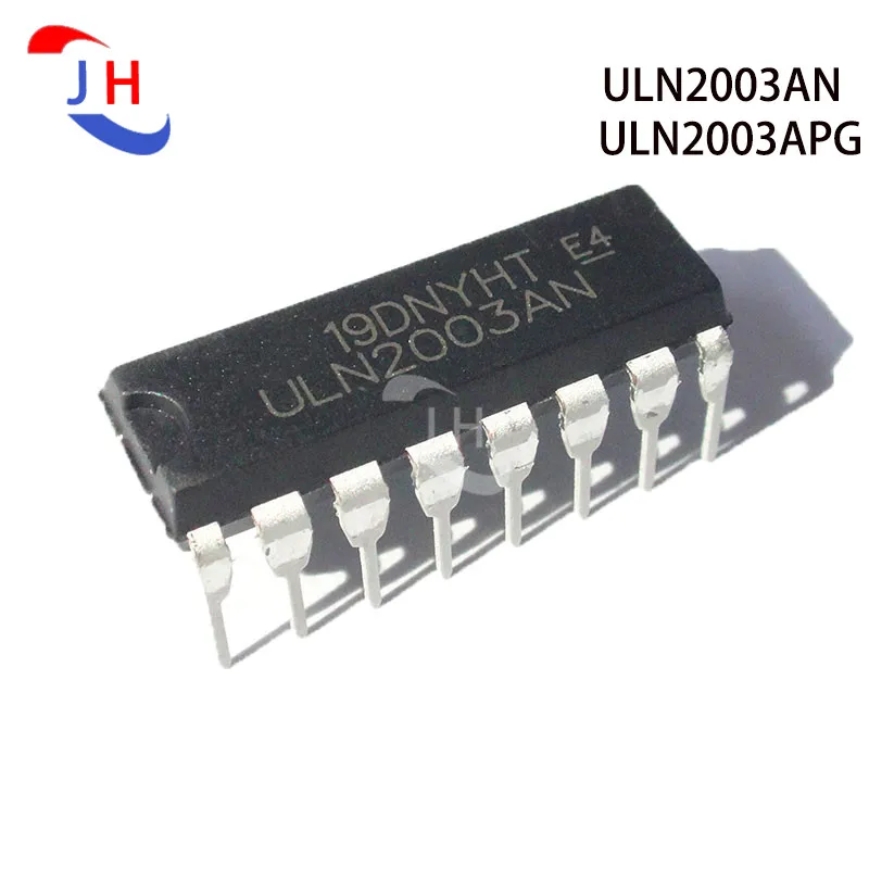 Matriz de transistores IC, Chip DIP16 en línea, ULN2003APG, ULN2003 ...