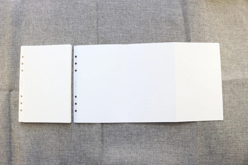 Feuillet mobile,nouvelles feuilles de papier intérieures classiques à 6 ...