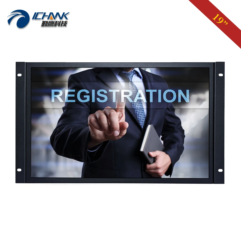 Monitor | 19 inch PC Monitor Metal Shell Embedded Open Frame Resistive ...