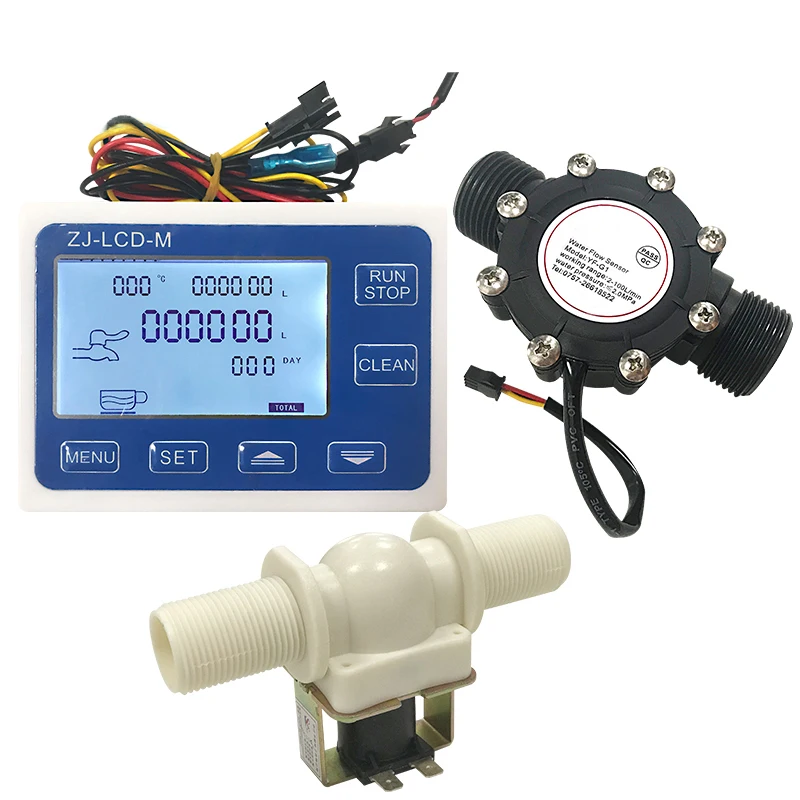 DN25-Digital-Display-Flow-Quantitative-Controller-1-Water-Flow-Sensor ...