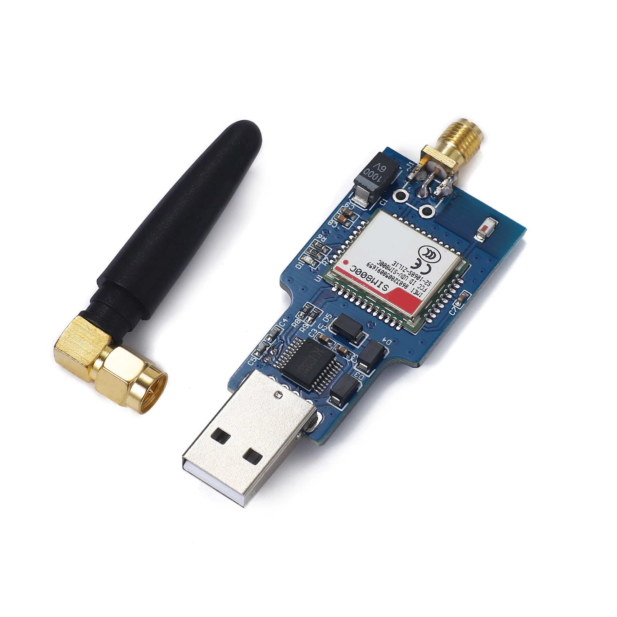 USB-to-GSM-Module-Quad-band-GSM-GPRS-SIM800-SIM800C-Module-for-Wireless ...