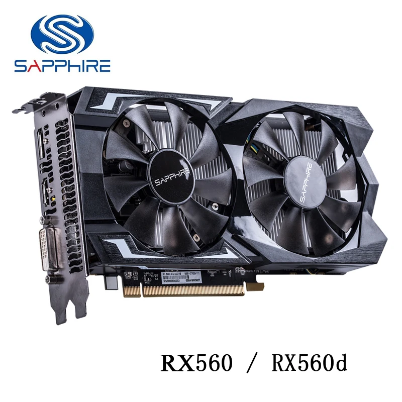 Sapphire Rx560 4gb Gddr5 Video Card For Amd Rx 500 Graphics Cards Rx560 ...