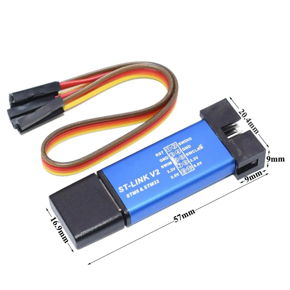 Simulador St-link V2 Stlink Mini Stm8 Stm32, Simulador De Download Para ...