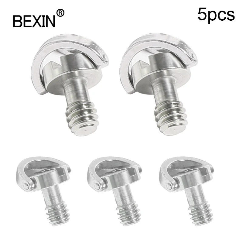 Stainless Steel 1/4 "d-ring Safely Camera Screw For Dslr Camera Tripod ...
