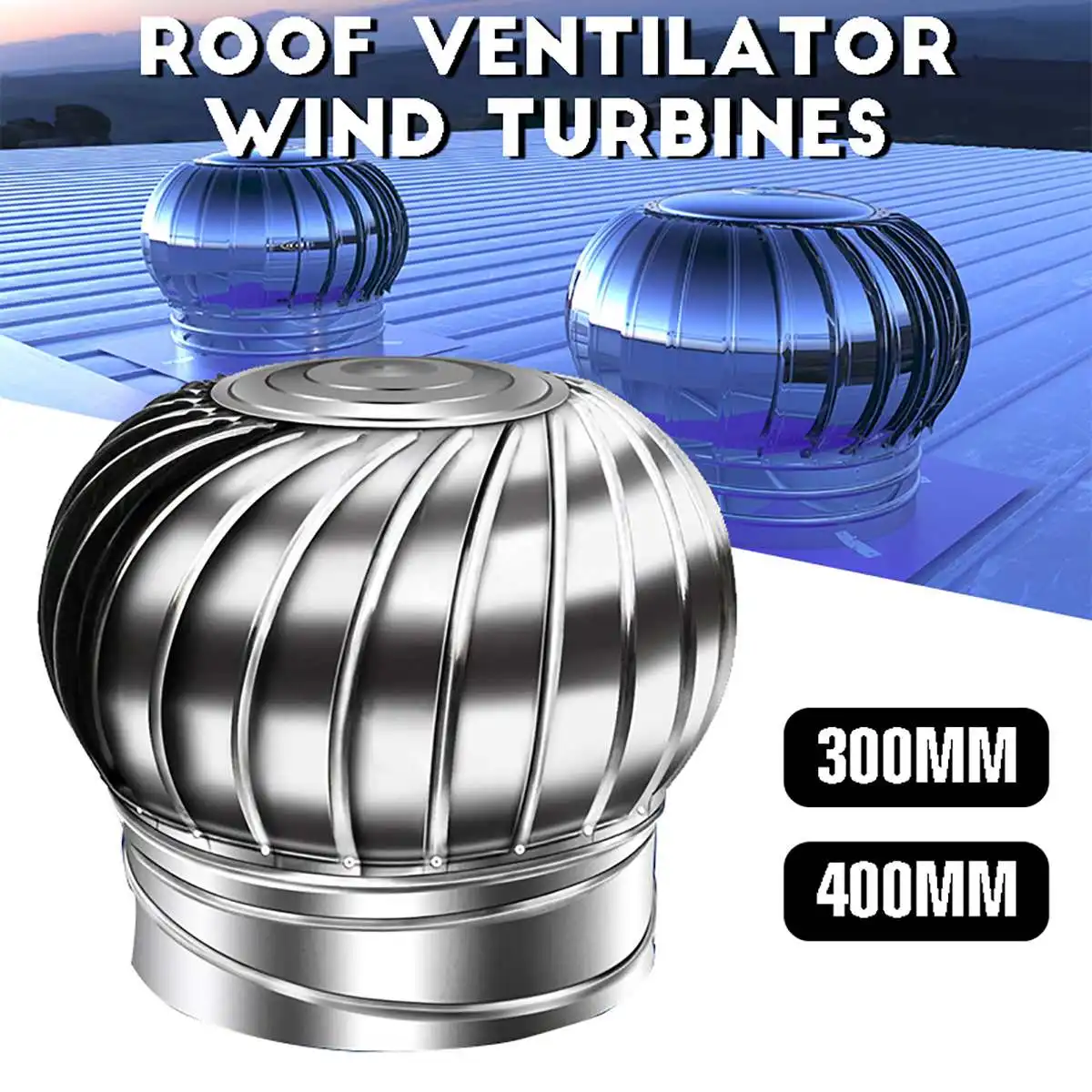 Building Materials Chimneys 100-500 mm Stainless Steel Rotating ...