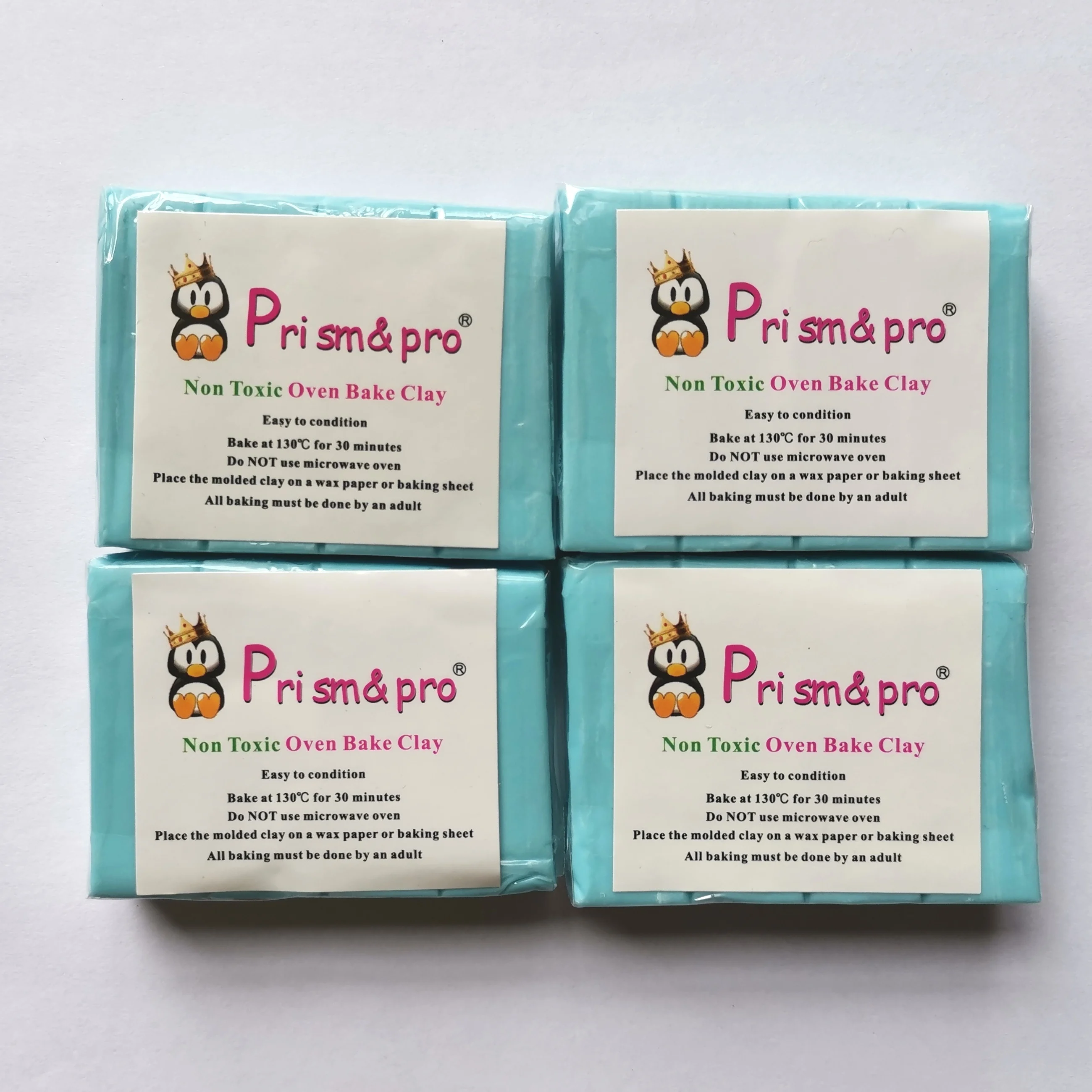 4PCS 50g Polymer Clay Block Prism&Pro Brand Oven Bake Clay Flexible and ...