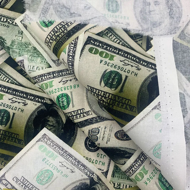 Doll Making Doll & Model Making 100% Cotton Money Money Cash Fabric ...