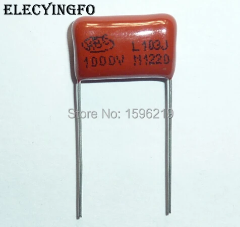 20 stücke CBB kondensator 103 1000V 103J KV 0,01 uF 10nF P15 CBB13 ...