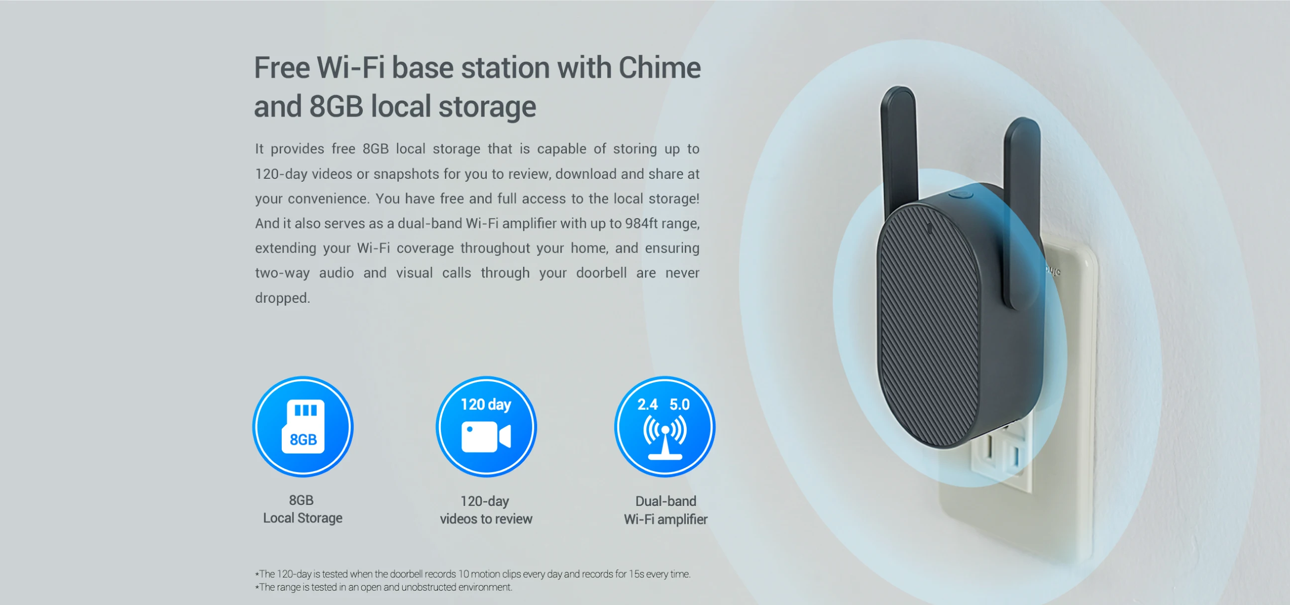 360 Botslab Video Doorbell X3 Smart Home Wireless Phone WiFi Door Bell ...