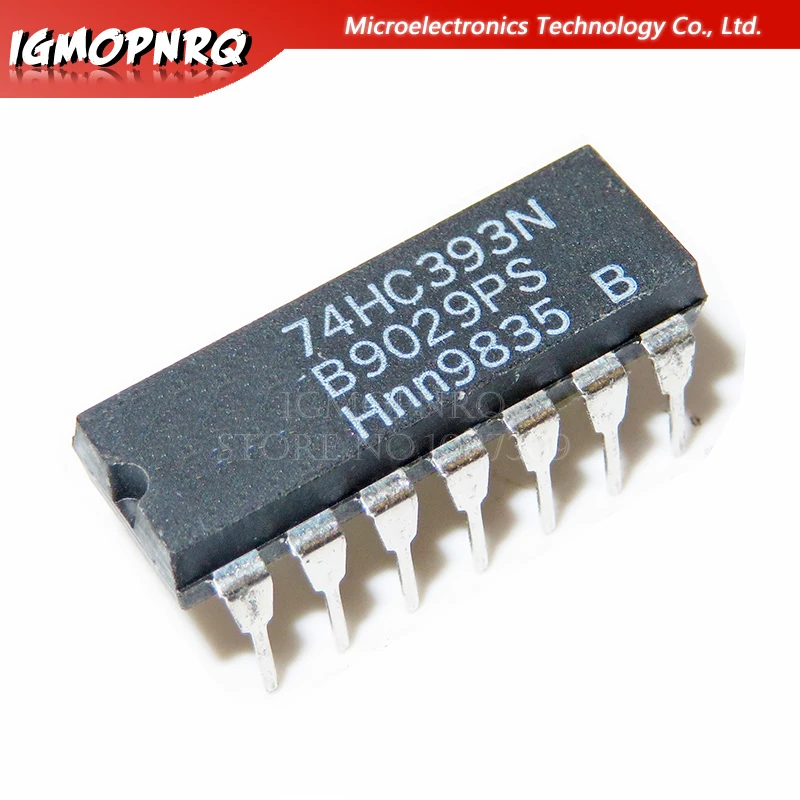 10 piezas SN74HC393N DIP14 SN74HC393 DIP 74HC393N 74HC393 IC nuevo y ...