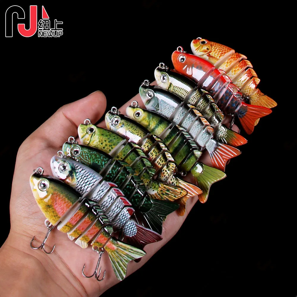1PCS 8cm 13g Multi Jointed Swimbait Pike Jerkbaits Fishing Lures ...