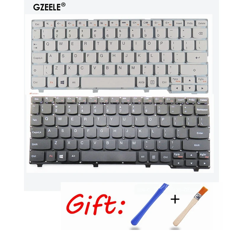 New-US-laptop-keyboard-For-Lenovo-ideapad-100S-100S-11IBY-English ...