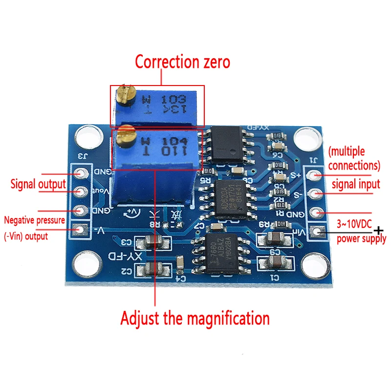 AD620-Microvolt-MV-Voltage-Amplifier-Signal-Instrumentation-Module ...